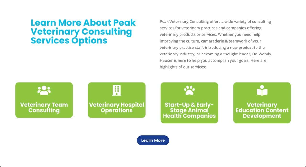 Peak Vet | Mountaintop Web Design